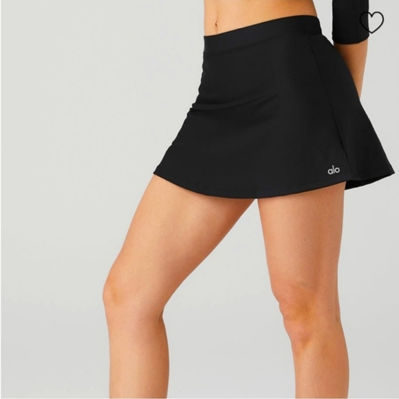 ALO Yoga | Skirts | Alo Yoga Airlift Timeless Mini Skort In Black Xxs ...